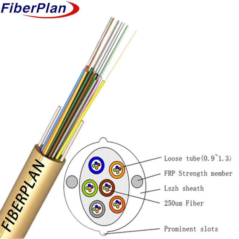 Kabel serat optik dalam ruangan yang diperkuat FRP paralel